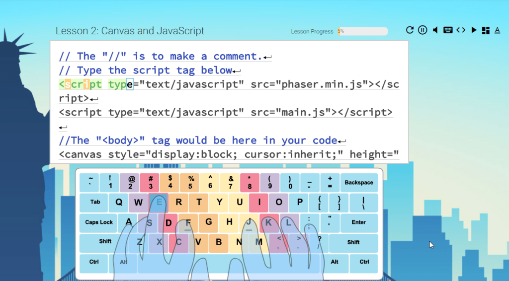 Students – Typing Agent