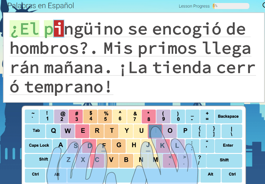 Students – Typing Agent